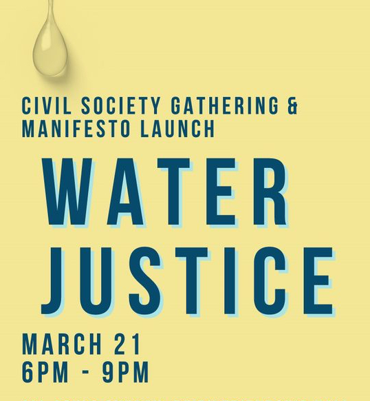 Water Justice Manifesto Launch – The People's Water Forum